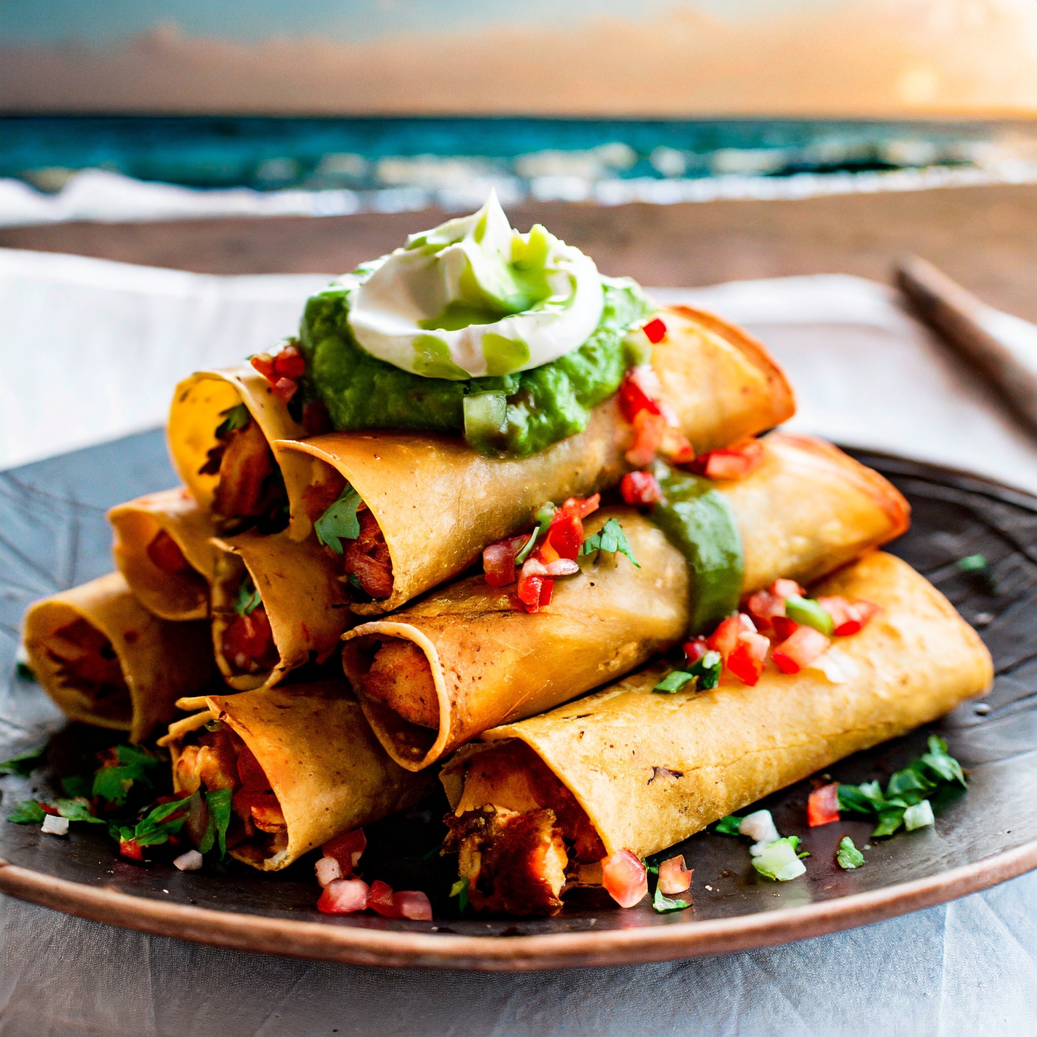 Flauta (Flou-Tah) - A La Carta - Dinner Menu - Pedro's Tacos & Tequila ...